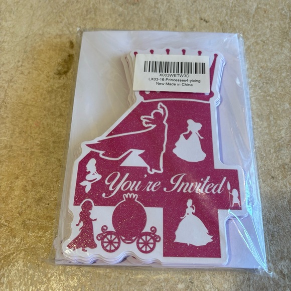 Party Supplies | 13 Youre Invited Princess 4th Birthday Party ...